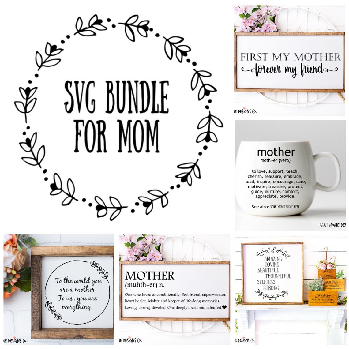 SVG Bundle for Mom / Mother Svgs / SVG Bundles for Mom / - Etsy