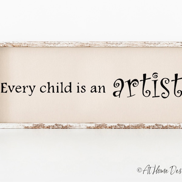 Every Child is an Artist - Etsy