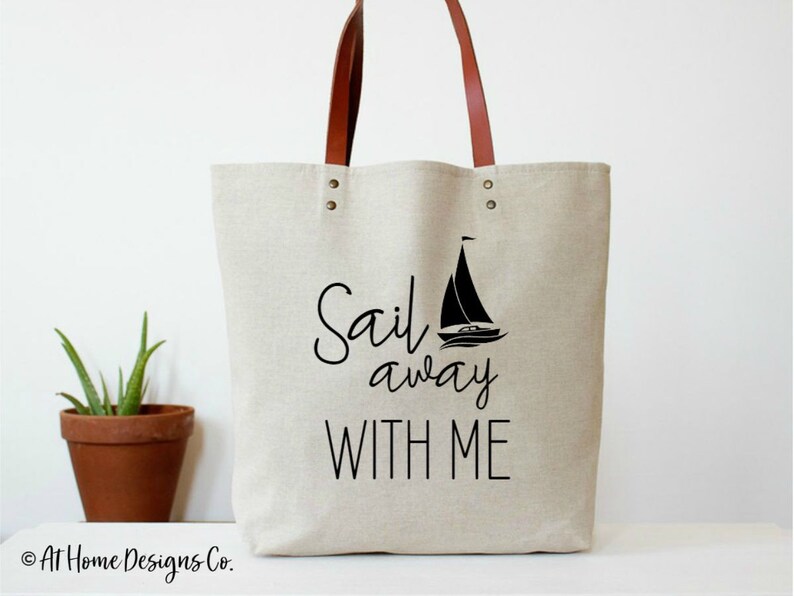 Sail Away With Me SVG / Coastal SVG / Beach Svg / Beach Decor | Etsy