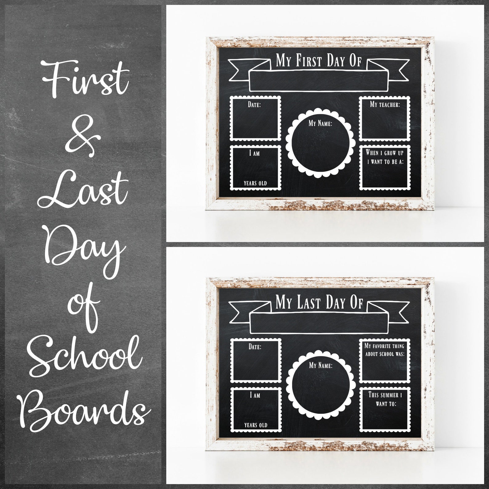 My First and Last Day of School SVG, Back to School Svgs, First and ...