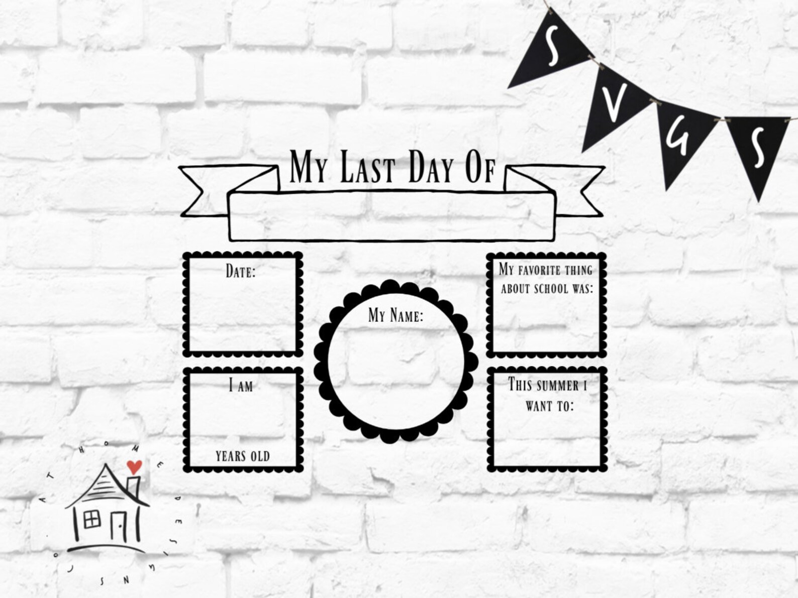 My First and Last Day of School SVG / Back to School Svgs / | Etsy