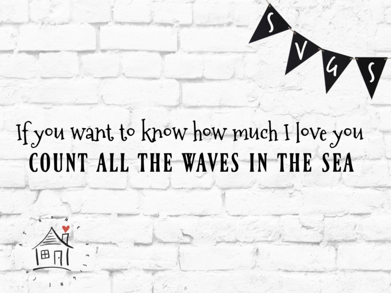 If You Want to Know How Much I Love You Count All the Waves in - Etsy