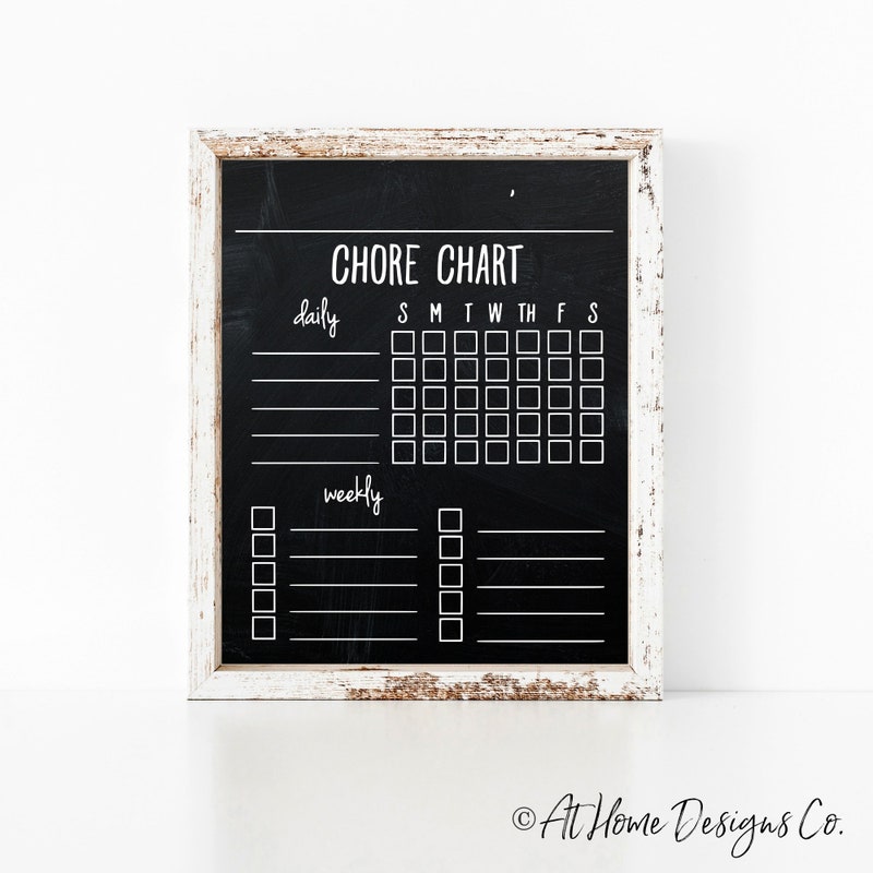 Chore Chart - Etsy