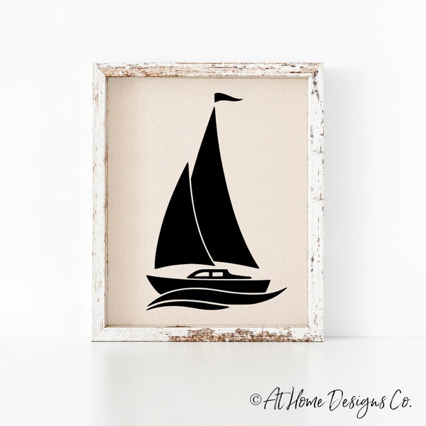 Nautical Sailboat - Etsy