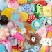 Cute Charm Mix - 25 or 50 Pc Variety of Animal Food Kawaii Cabochon ...