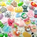 Cute Animal Charms, Kawaii Mix of Colorful Resin Cabochon Pendants ...
