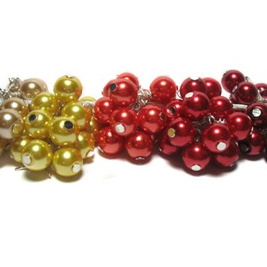 Bulk Bead Charms - Glass Pearls - 8mm Pearl Bead Dangles - DIY Charm ...