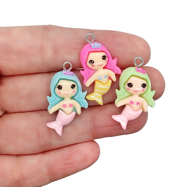Mermaid Charms - Etsy