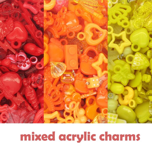Plastic Charms - Etsy