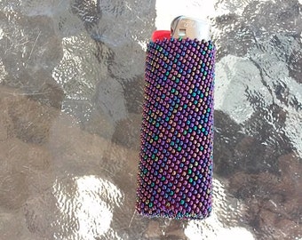 Beaded lighter cover | Etsy