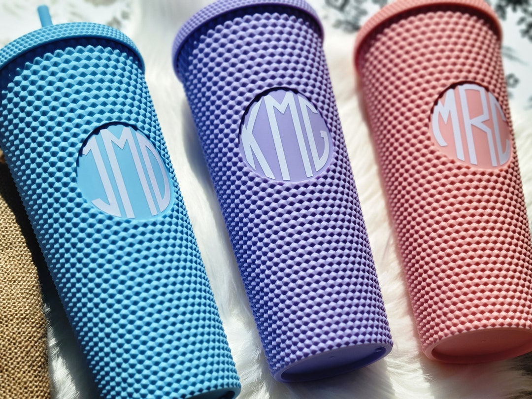 Studded Tumbler Monogram Studded Tumbler Initial Studded - Etsy