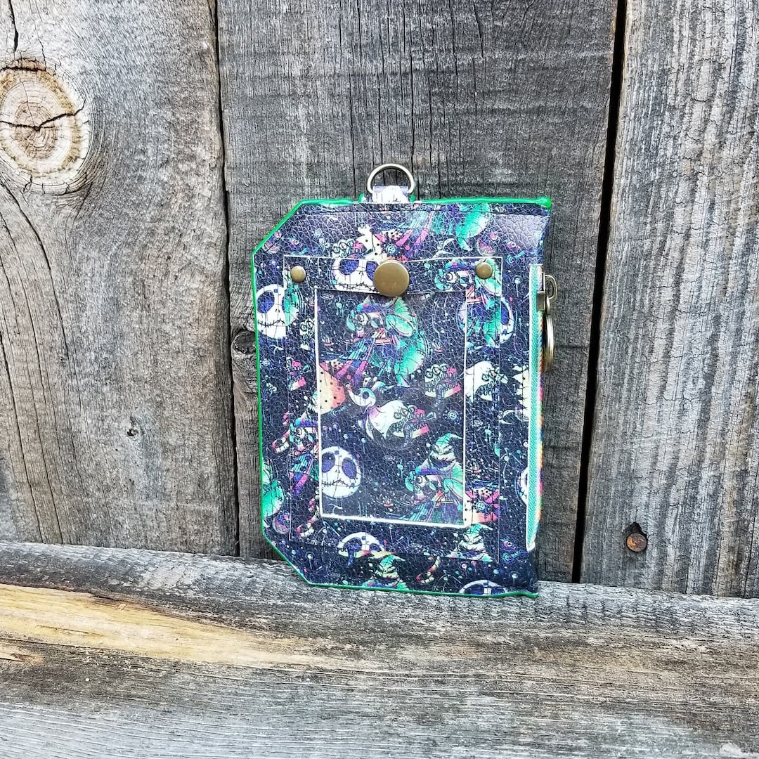 Pocket Pal Wallet/lanyard, Skeleton Skull, Park Wallet, Credit Card ...