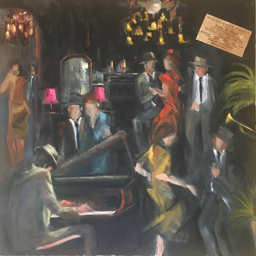 Mid Summer Party in New Orleans Original Oil Painting 24x24 - Etsy