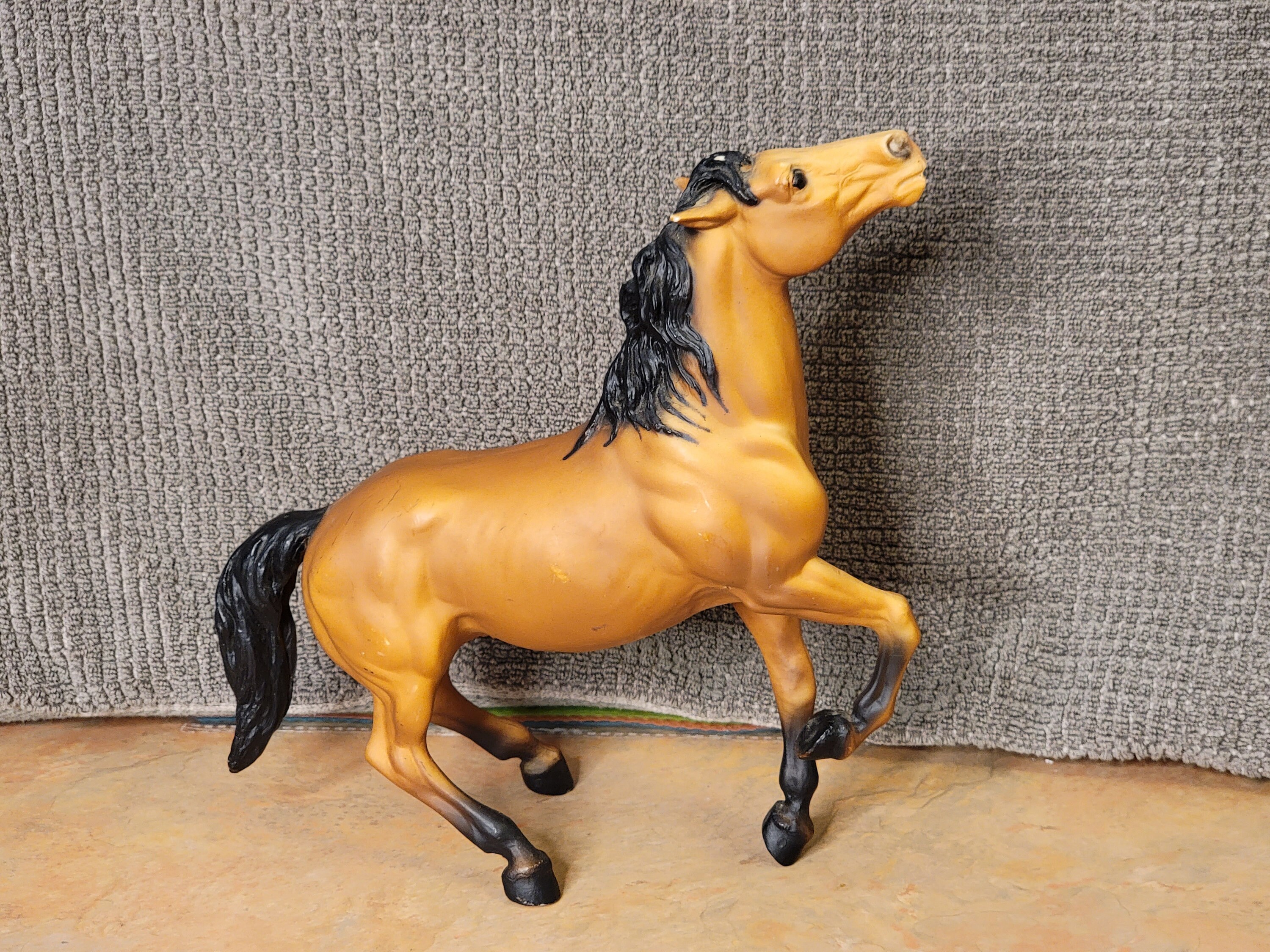 Buckskin Horses Rearing