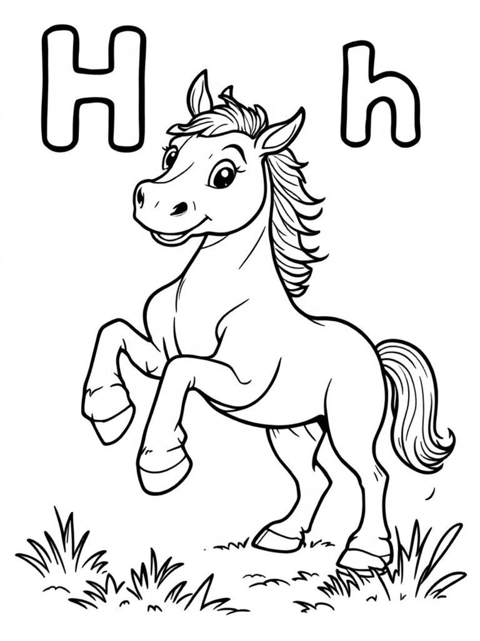 Children's Coloring Pages Easy Simple and Fun Printable Pages - Etsy