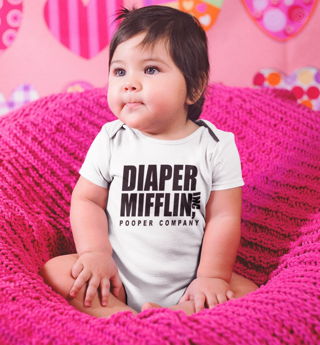 Diaper Mifflin Pooper Company the Office Onesie - Etsy