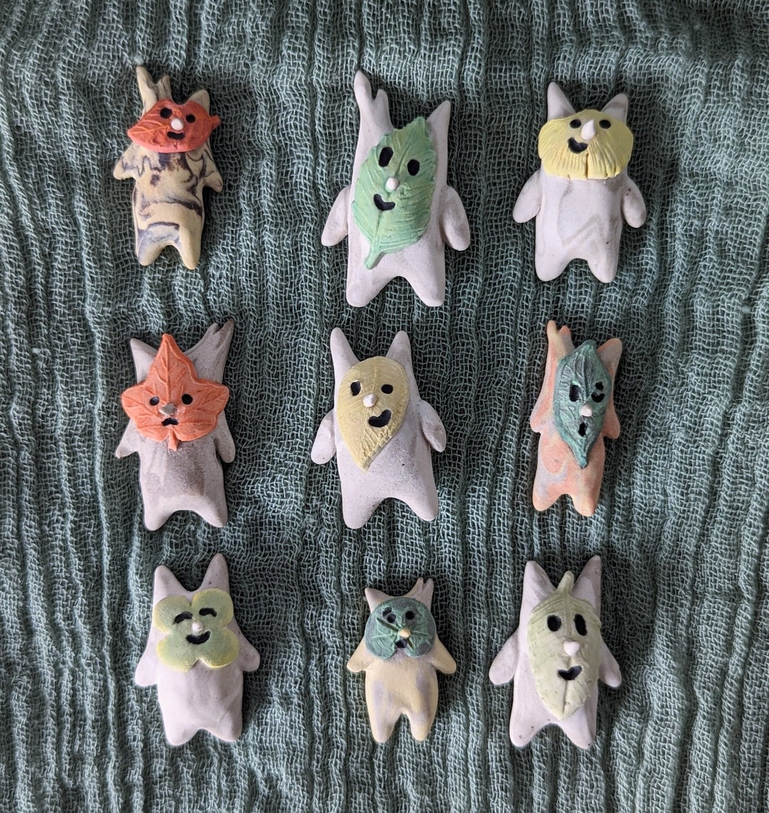 Mini Koroks Zelda Pottery Tears of the Kingdom Planter Pals Korok Sets ...