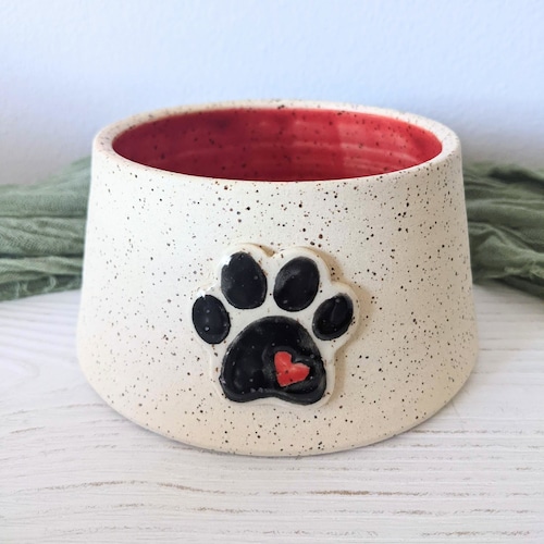 XL Tall Custom Dog Bowl L Long Eared Dogs L Personalized - Etsy