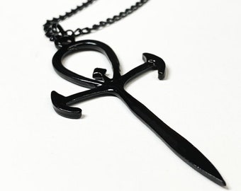 Vampire Ankh Necklace Vampire Masquerade Ankh Pendant Hand - Etsy