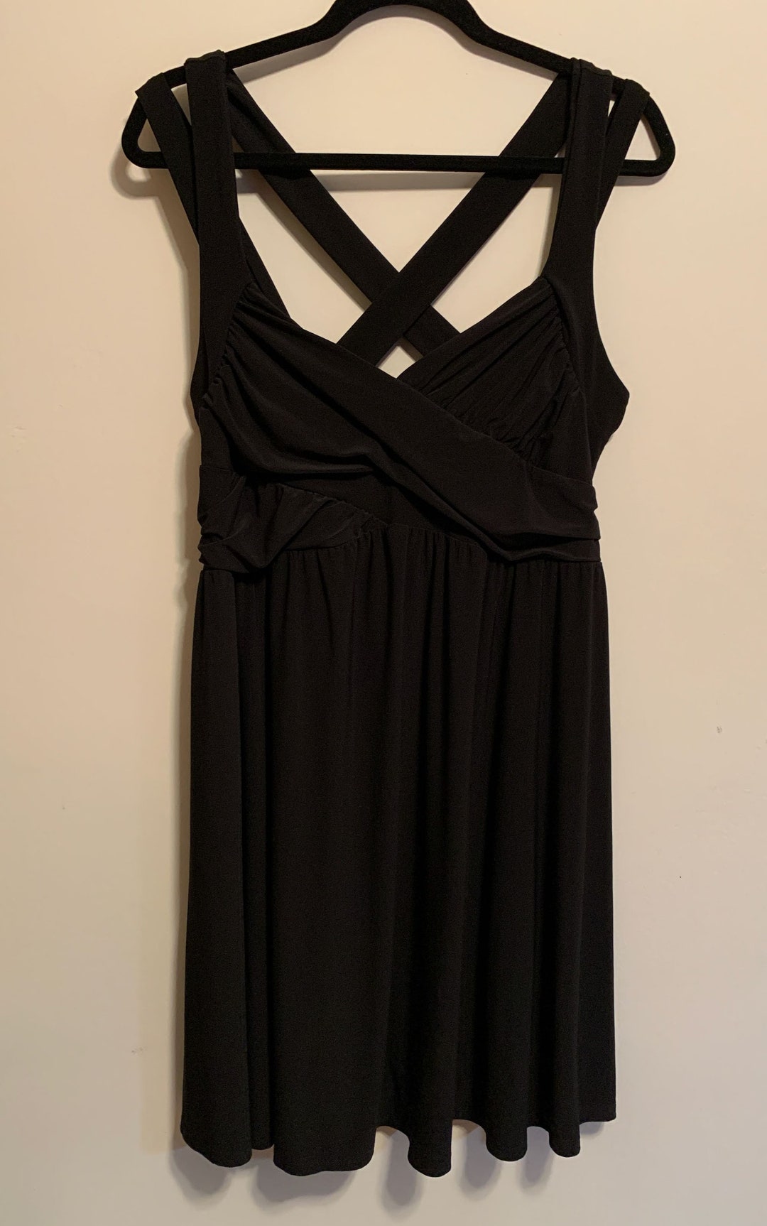 Vintage Lbd Back Strap Cross Strap X - Etsy