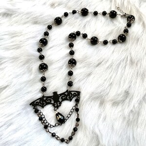 Gothic Bat Necklace-choker-elegant-romantic-glam-gothic-vampire - Etsy