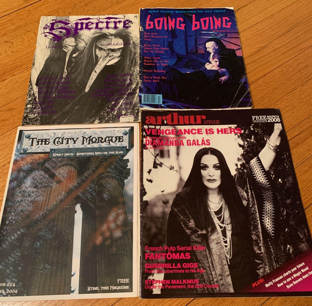 Goth Magazine Boing Boing Spectre Arthur City Morgue Diamanda Galas ...