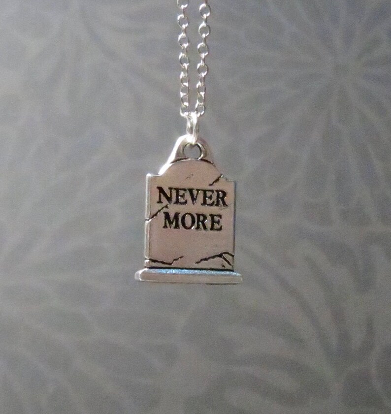 Tombstone Necklace-choose Length-graveyard-goth-nevermore-rip - Etsy