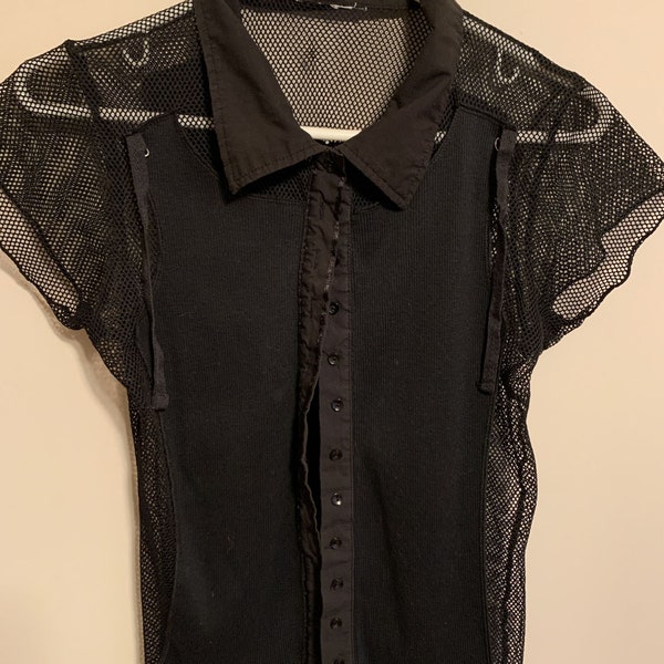 Fishnet Shirt - Etsy