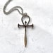 Vampire Ankh Necklace Silver - Etsy