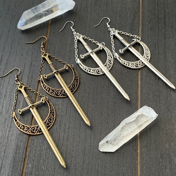 Crescent Moon Sword - Etsy