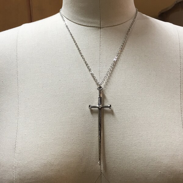 Sword Necklace - Etsy