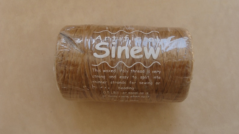 Artificial Sinew Half Pound Roll-natural LIGHT BROWN - Etsy
