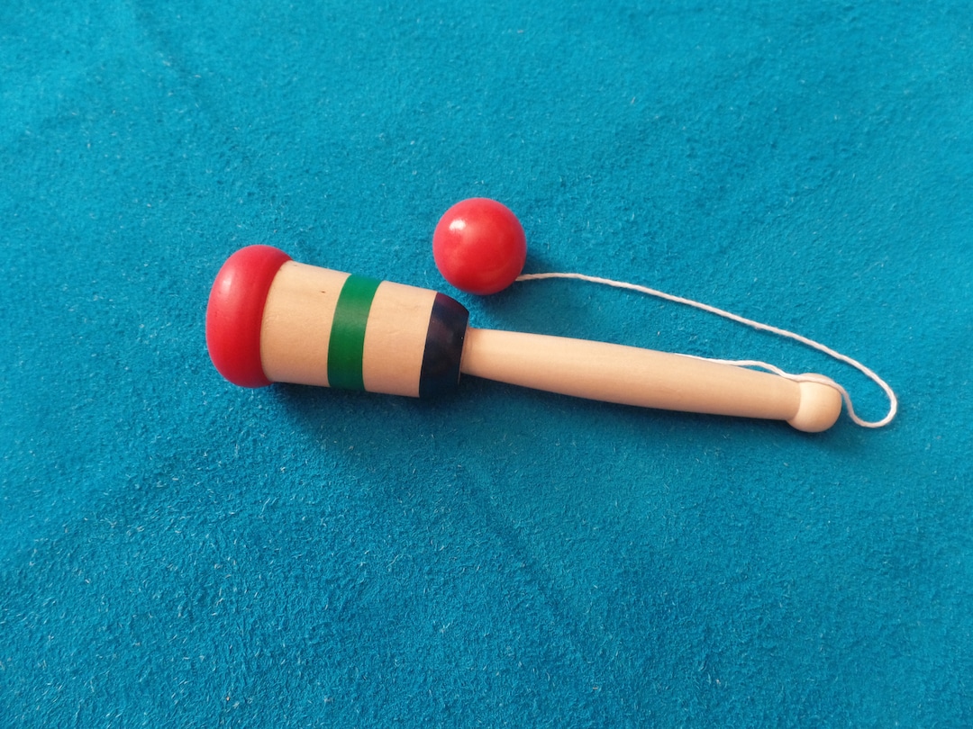 Wood Ball & Cup Catch Game - Etsy