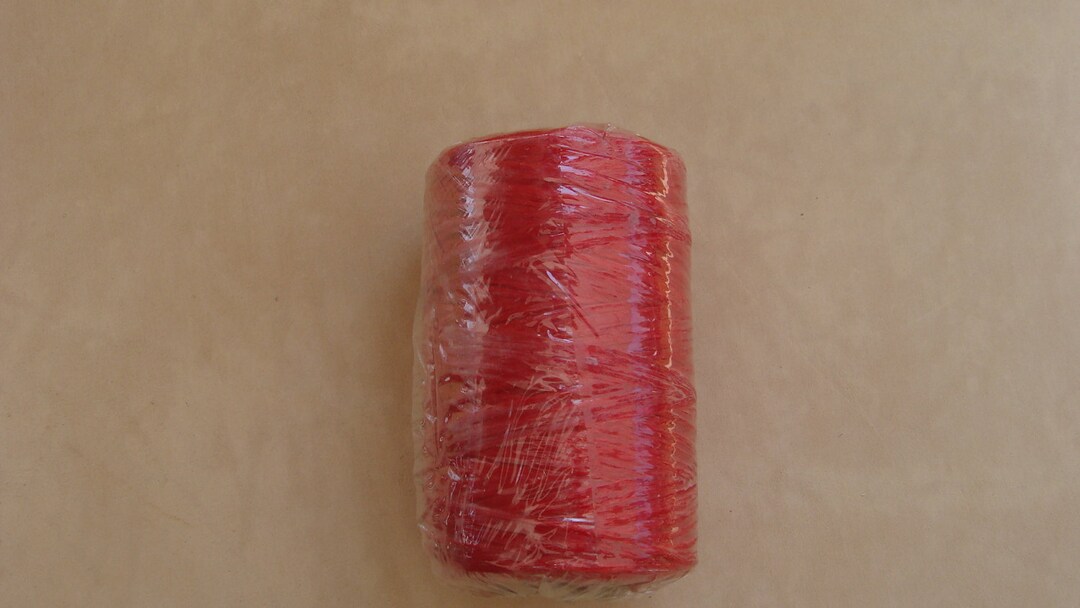 Artificial Sinew Half Pound Roll-red - Etsy