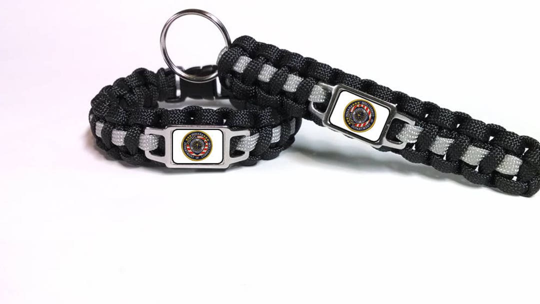 Thin Silver Line Indiana Department of Corrections IDOC Patch Paracord ...