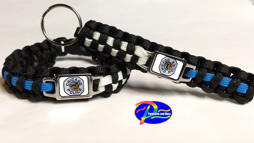 Thin Blue Line Chicago Police Department IL Illinois half | Etsy