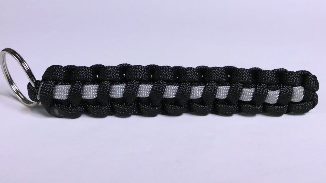 Thin Silver Line Corrections Correctional Officer Paracord Survival Key ...