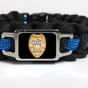 Thin Blue Line New Mexico NM State Highway Patrol Police Trooper Patch ...