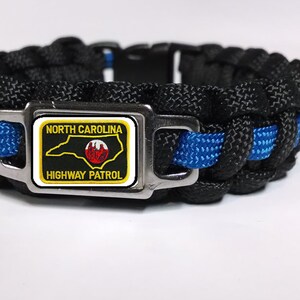 Thin Blue Line North Carolina NC State Highway Patrol Trooper Patch ...