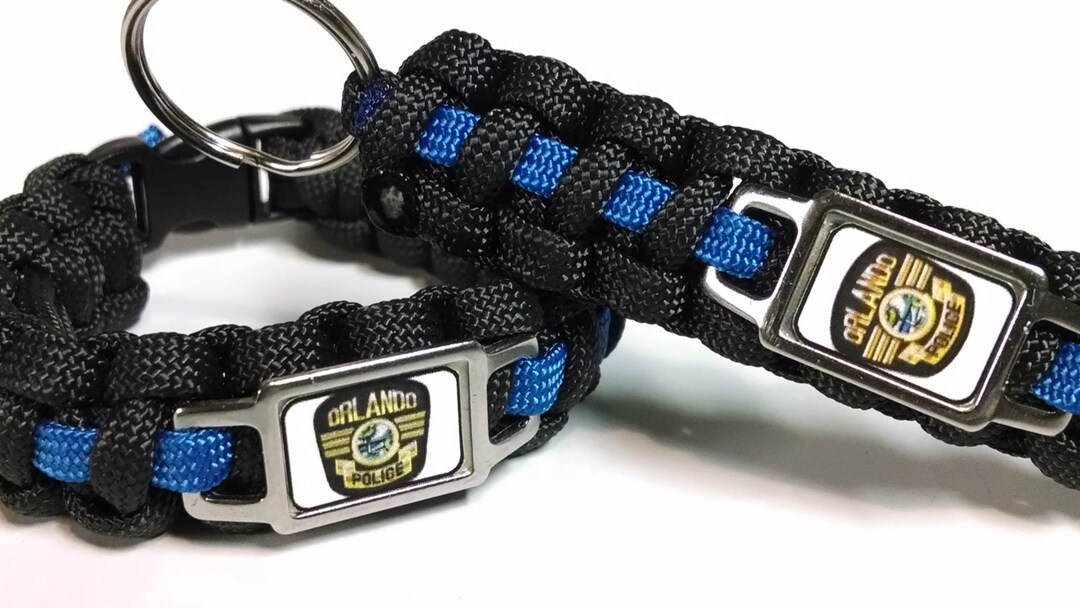 Combo Set Thin Blue Line "orlando Florida Police Department" OPD Patch ...