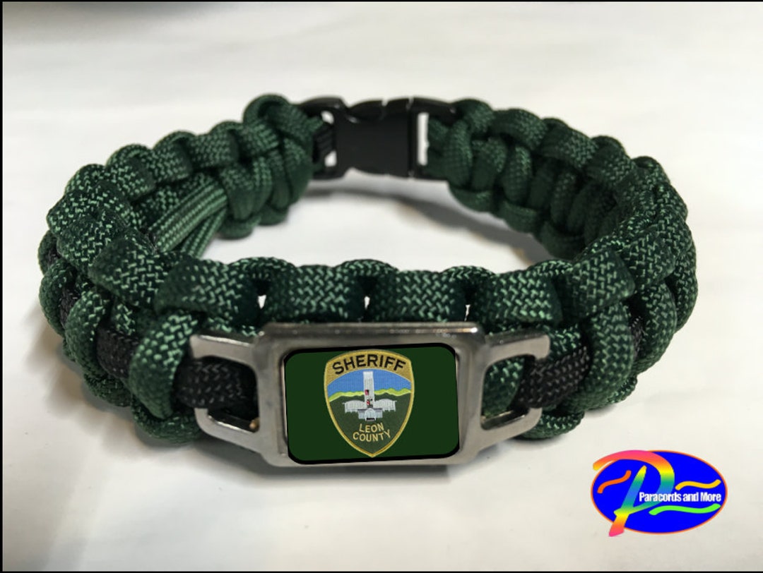Green and Black Striped Leon County Florida FL Sheriff's Deputy LCSO ...