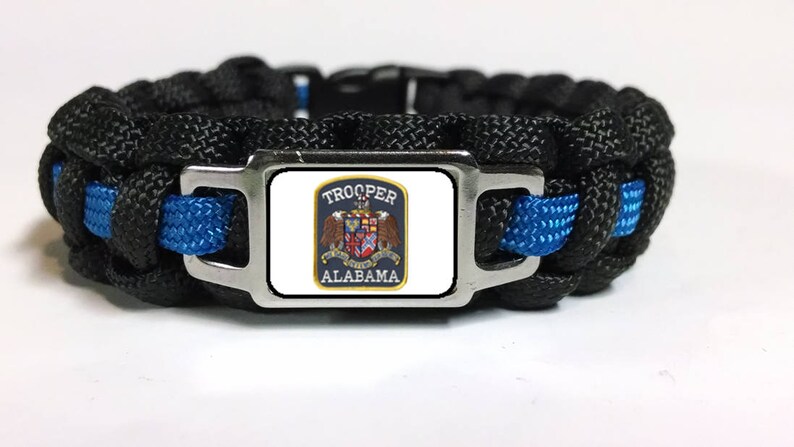 Thin Blue Line Alabama AL State Highway Patrol Trooper Patch - Etsy
