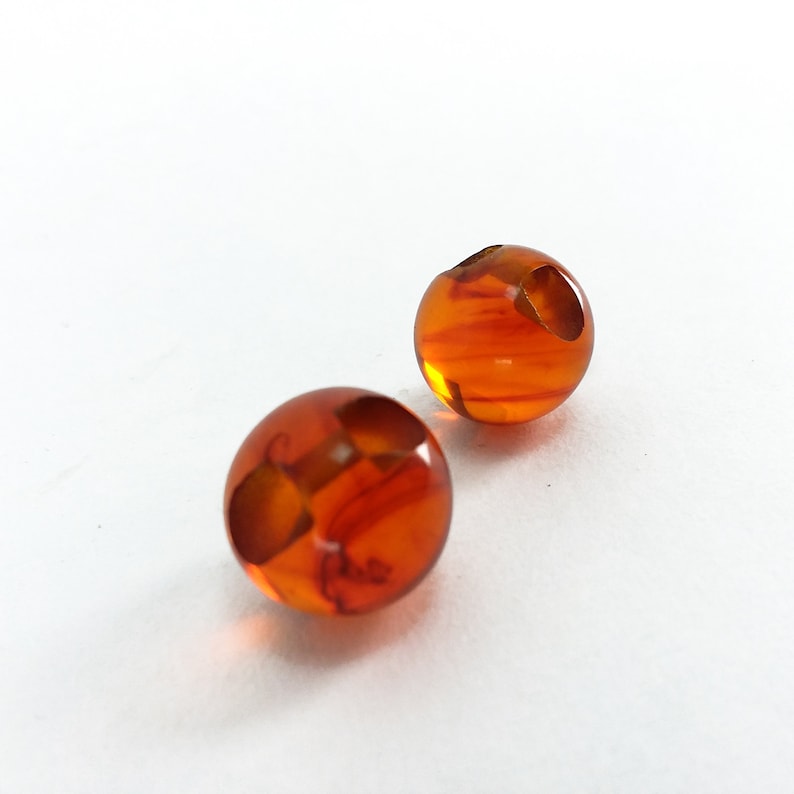 Vintage Set of 2 1/2 Bakelite Ball Buttons // Catalin // | Etsy