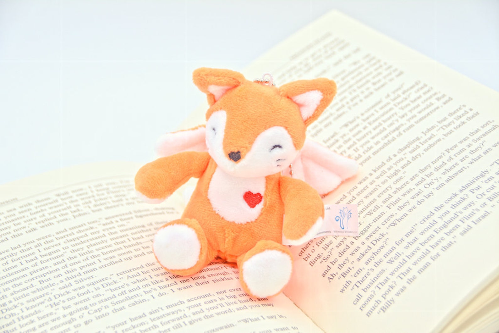 Tiny Fox Dragon Plush Keychain Mini Soft Animal Toy Cuddly - Etsy