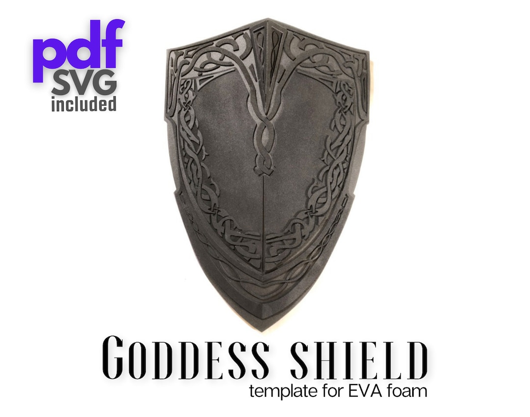 Goddess Shield Template - Etsy
