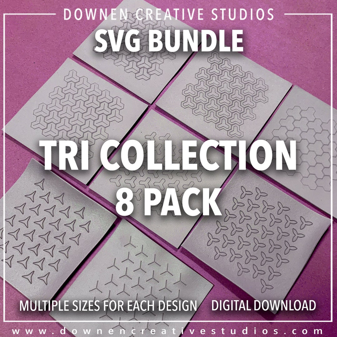 Vector 8 Pack Tri SVG Files - Etsy