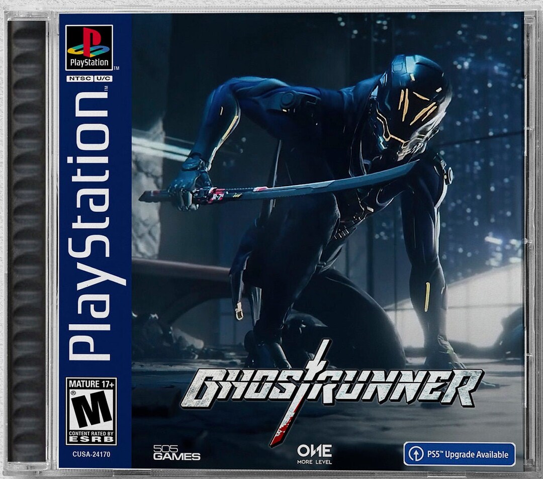 Ghostrunner (PS4) Custom PS1 Inspired Case - Etsy
