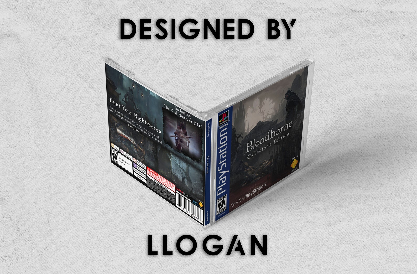 Bloodborne PS4 Custom PS1 Inspired Case - Etsy
