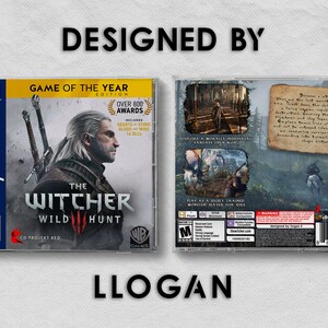 The Witcher 3: Wild Hunt (PS4) Custom PS1 Inspired Case - Etsy