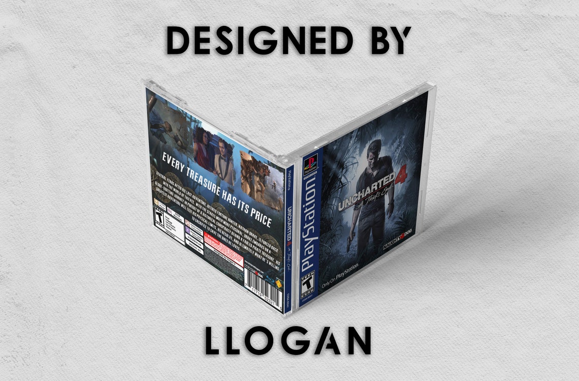 Uncharted 4: A Thief's End PS4 Custom PS1 Inspired Case - Etsy